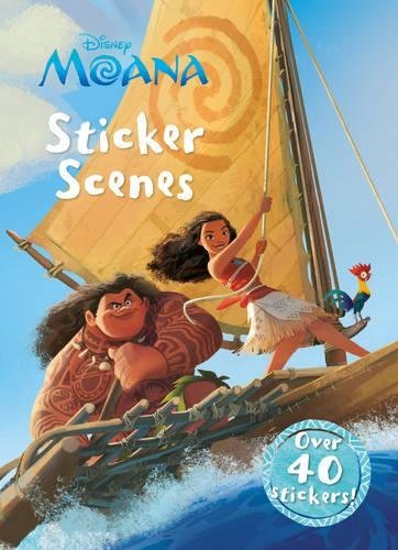 Disney Moana Sticker Scenes: Over 40 Stickers! by Parragon Books ...