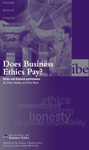 Does Business Ethics Pay?: Ethics and Financial Performance by Simon ...