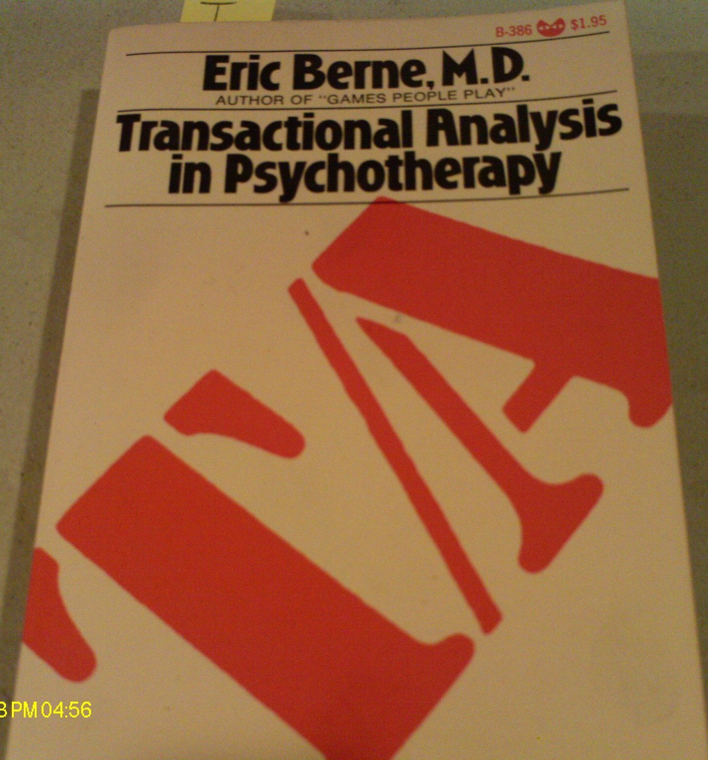 Transactional Analysis in Psychotherapy: A Systematic Individual and ...