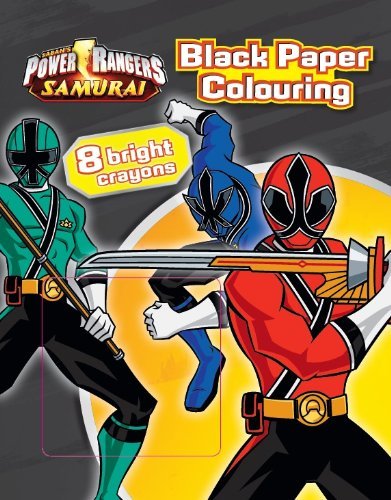 Power Rangers Black Paper Colouring by Saban | Goodreads