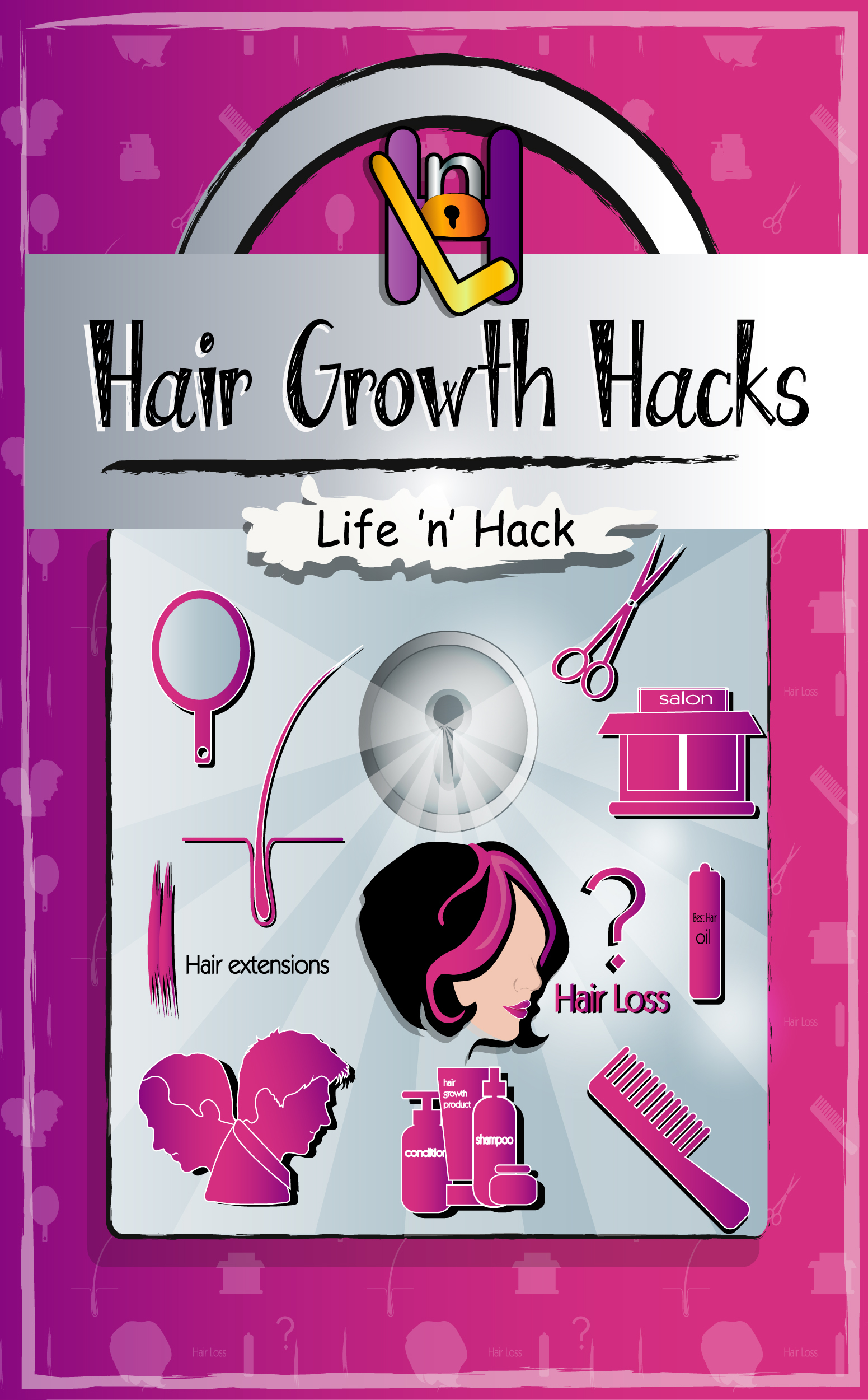 Hair Growth Hacks: 15 Simple Practical Hacks to Stop Hair Loss and Grow Hair Faster Naturally by ...