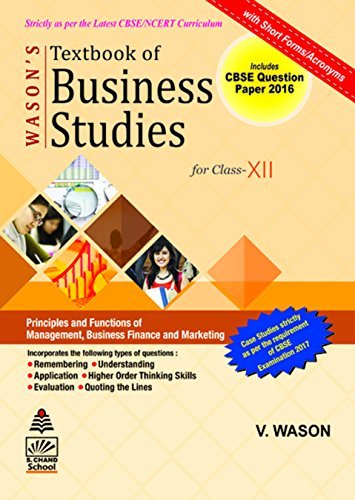 Business Studies Class 12 by V. Wason | Goodreads