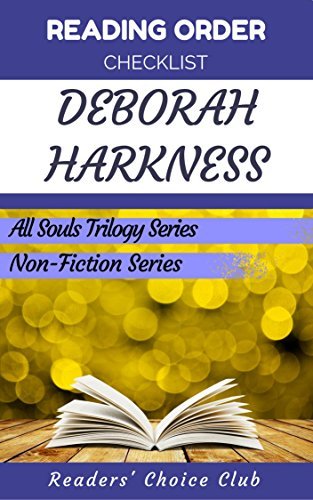 Reading order checklist: Deborah Harkness - Series read order: All ...