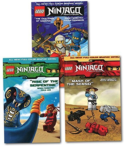Lego Ninjago Masters of Spinjitzu Collection 3 Books Set (Vol.1-3) (The ...