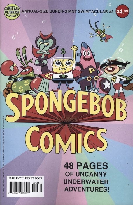 Spongebob Comics: Annual-Size Super-Giant Swimtacular #2 by Chuck Dixon ...