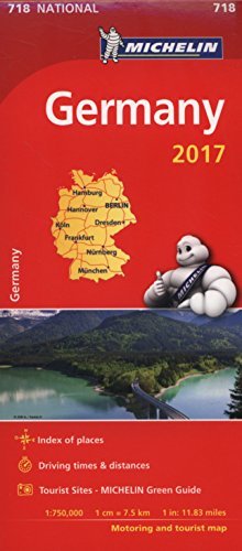 Germany National Map 718 (Michelin National Maps) by Michelin | Goodreads