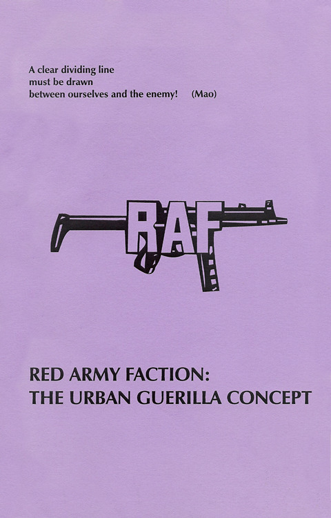 Red Army Faction: The Urban Guerilla Concept by Red Army Faction ...