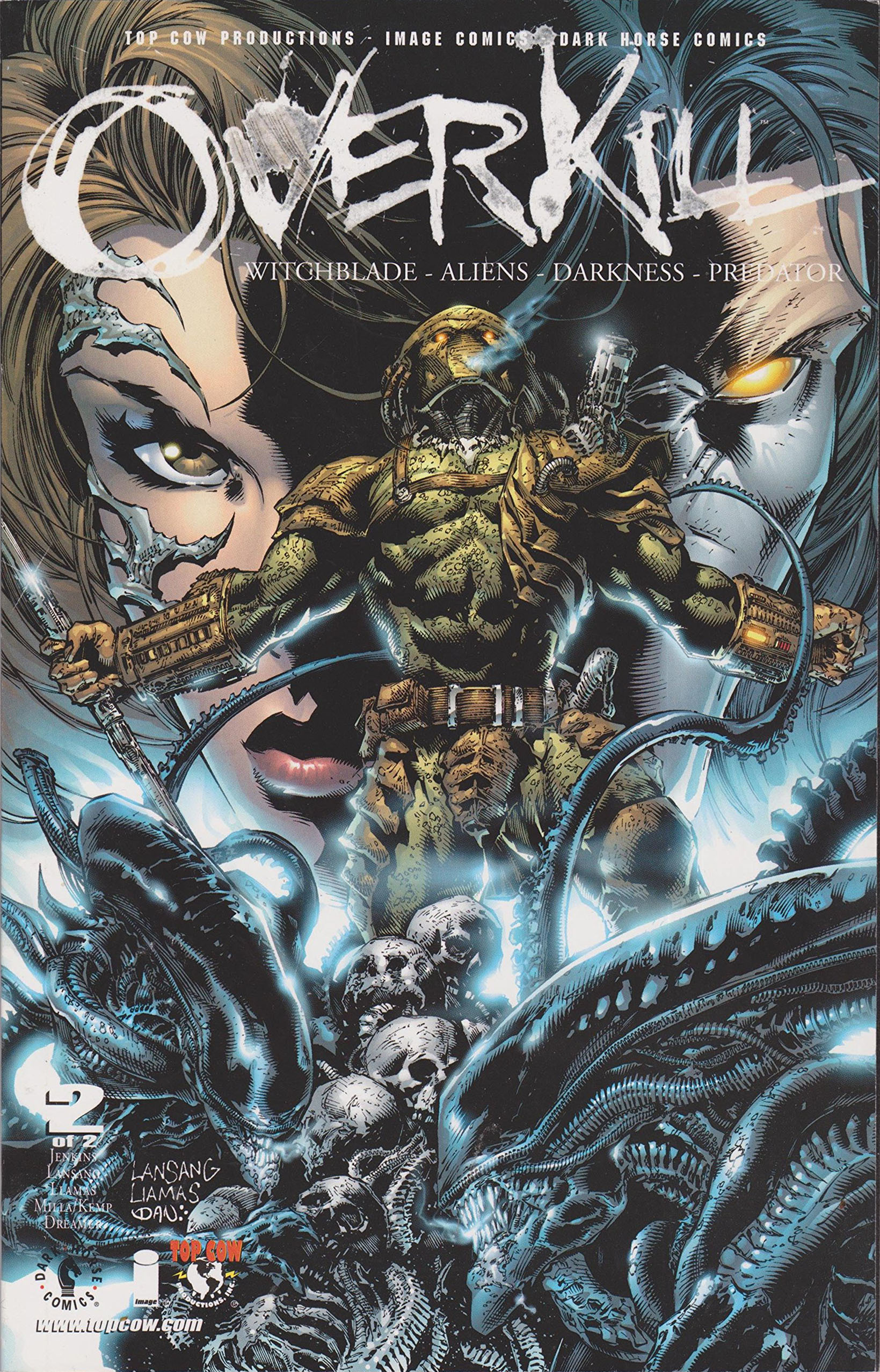 Overkill: Witchblade/Aliens/Darkness/Predator #2 by Paul Jenkins ...
