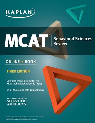 MCAT Behavioral Sciences Review: Online + Book by Kaplan Test Prep ...