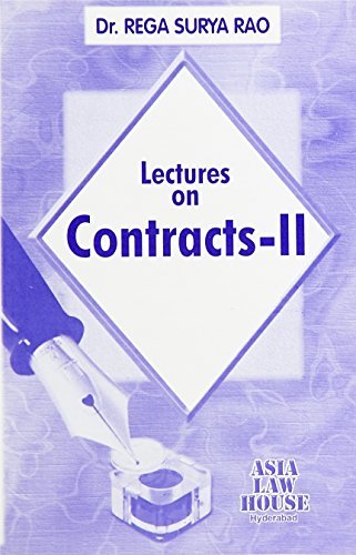 Lectures on Contract - II by Rega Surya Rao | Goodreads