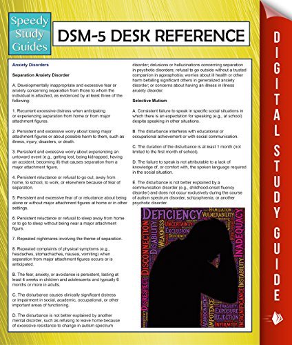 DSM-5 Desk Reference (Speedy Study Guides) by Speedy Publishing | Goodreads