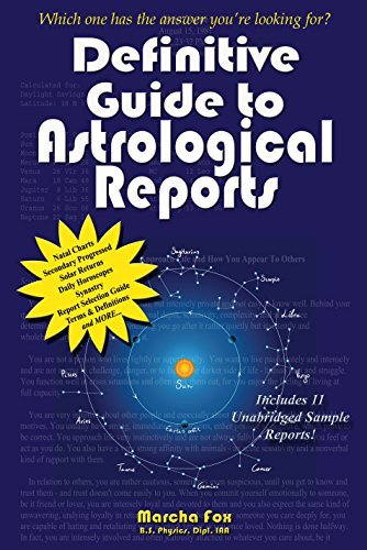 Definitive Guide to Astrological Reports by Marcha A. Fox | Goodreads