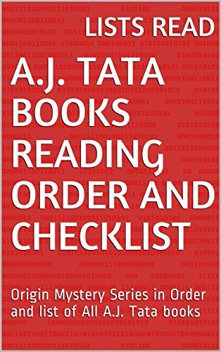 A.J. Tata Books Reading Order and Checklist: Origin Mystery Series in ...