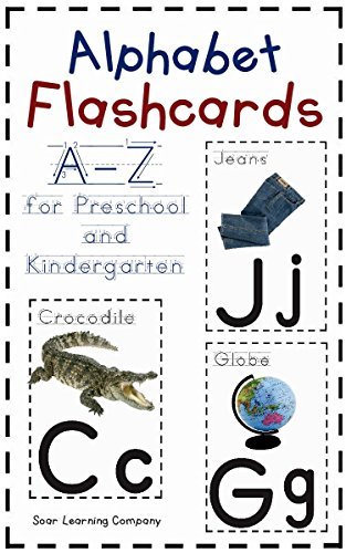Alphabet Flashcards A-Z for Preschool and Kindergarten by Soar Learning ...