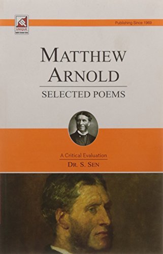 Matthew Arnold : Selected Poems by Sen S. | Goodreads