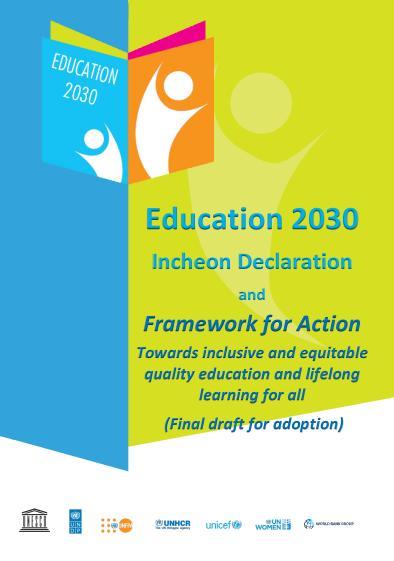 Education 2030: Incheon Declaration and Framework for Action by UNESCO ...