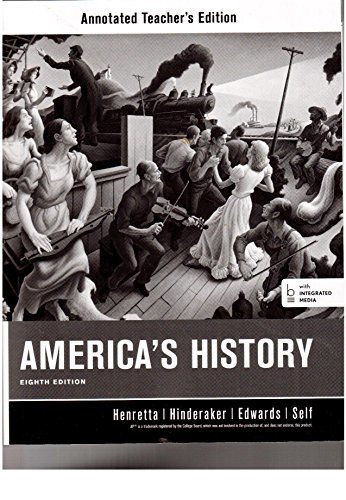Annotated Teacher's Edition America's History 8th Ed Ap by James A ...