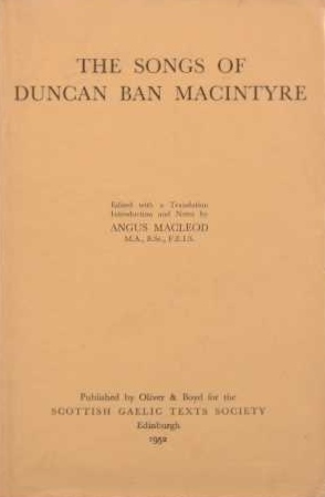 The Songs of Duncan Ban Macintyre by Angus MacLeod | Goodreads