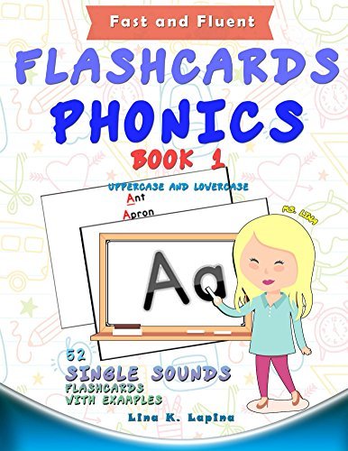 Phonics Flashcards (Single Sounds): 52 flash cards with examples by ...