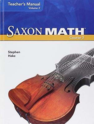 Saxon Math, Vol. 2: Teacher Manual ,Course 3 by Various | Goodreads