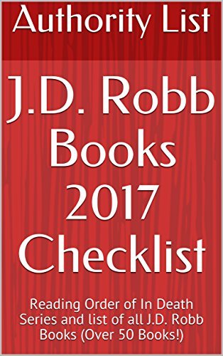 J.D. Robb Books 2017 Checklist: Reading Order of In Death Series and ...
