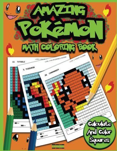 Amazing Pokemon Math: Cool Math Activity Book For Pokemon Go Fans ...
