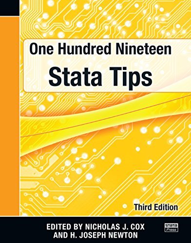 One Hundred Nineteen Stata Tips, Third Edition by Nicholas J. Cox ...
