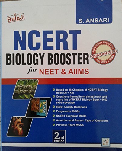 BALAJI NCERT BIOLOGY BOOSTER [Paperback] S.ANSARI by S. Ansari | Goodreads