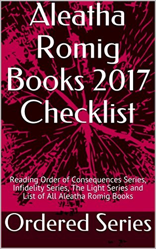 Aleatha Romig Books 2017 Checklist: Reading Order of Consequences ...
