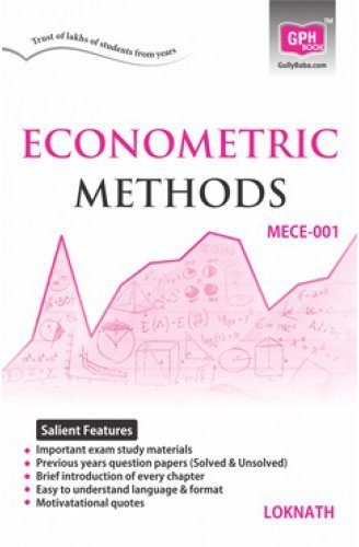 MECE-001 Econometrics Methods by Loknath | Goodreads