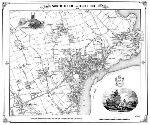 North Shields and Tynemouth 1856 Map by Heritage Cartography | Goodreads