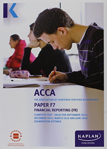 F7 Financial Reporting - Complete Text by Acca | Goodreads