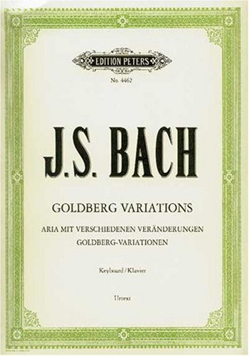 Bach Goldberg Variations Piano by Edition Peters | Goodreads