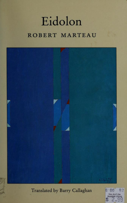 Eidolon: Two long poems by Robert Marteau | Goodreads