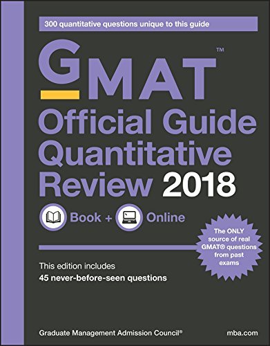 GMAT Official Guide 2018 Quantitative Review: Book + Online by GMAC ...