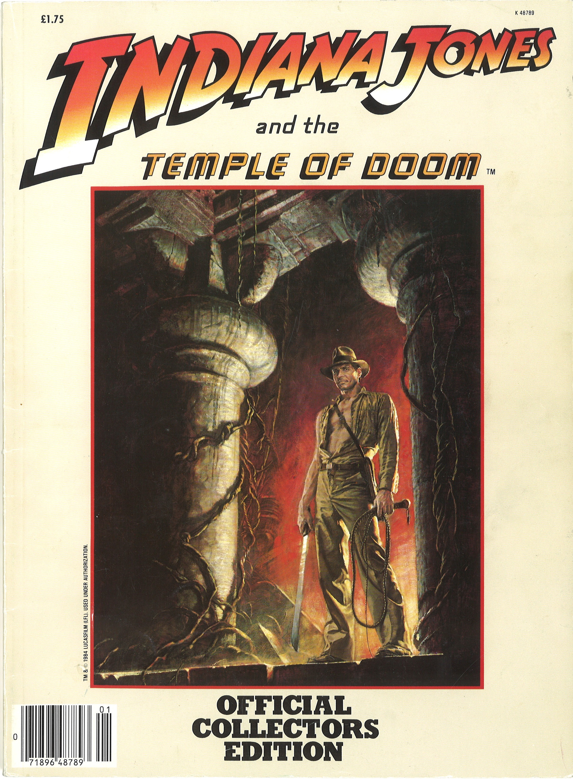 Indiana Jones And The Temple Of Doom Official Collectors Edition by ...