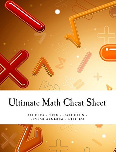 Ultimate Math Cheat Sheet: Algebra - Trig - Calculus - Linear Algebra ...
