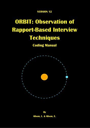ORBIT: Observation of Rapport Based Interview Techniques: Coding Manual ...