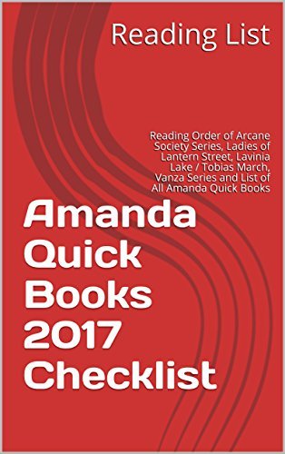 Amanda Quick Books 2017 Checklist: Reading Order of Arcane Society ...