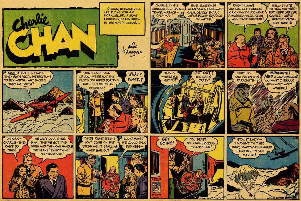 Charlie Chan Color Sunday comic strips by Alfred Andriola | Goodreads
