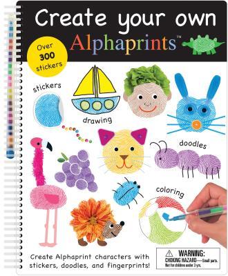 Alphaprints: Create Your Own: A sticker and doodle activity book by ...