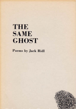 The Same Ghost by Jack Ridl | Goodreads