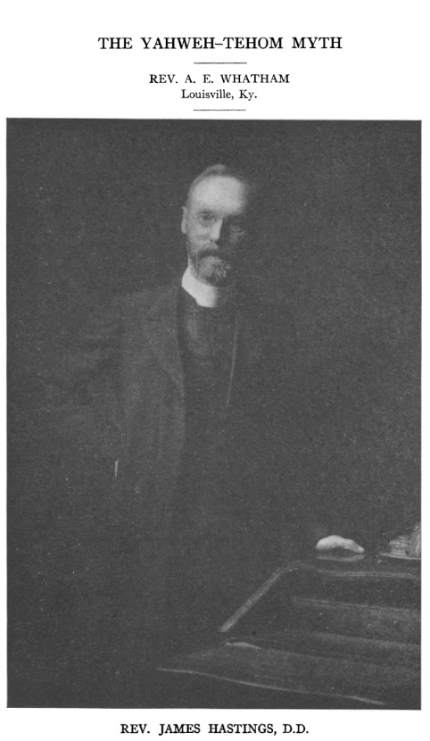 The Yahweh-Tehom Myth by A.E. Whatham | Goodreads