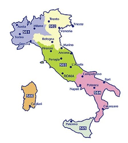 Michelin Italy Map Package (Maps 561-564. 365, 366 (six maps)) by ...