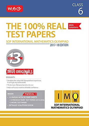 The 100% Real Test Papers (IMO) Class 6 by MTG Editorial Board | Goodreads