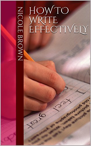 How to Write Effectively by Nicole Brown | Goodreads