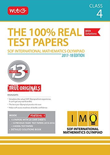 The 100% Real Test Papers (IMO) Class 4 by MTG Editorial Board | Goodreads