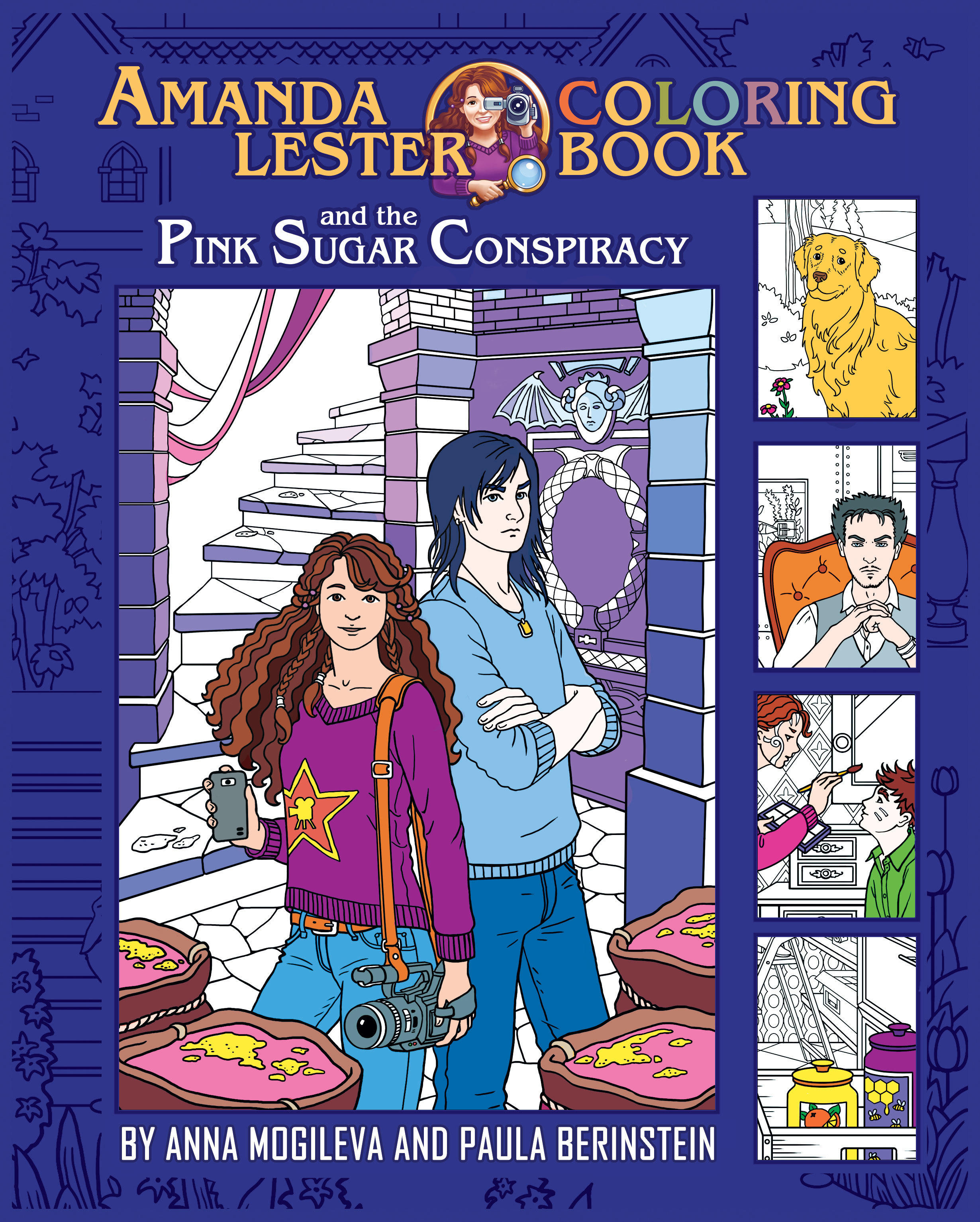 Amanda Lester and the Pink Sugar Conspiracy Coloring Book by Paula ...