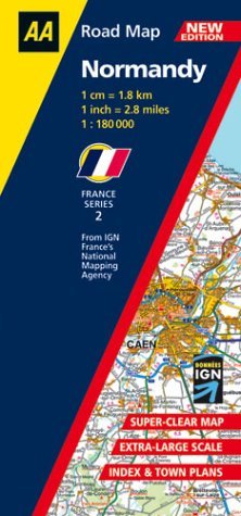 AA Road Map France Normandy by AA Publishing | Goodreads