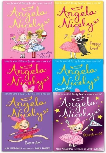 Angela Nicely Collection By David Roberts 6 Books Set by Alan MacDonald ...